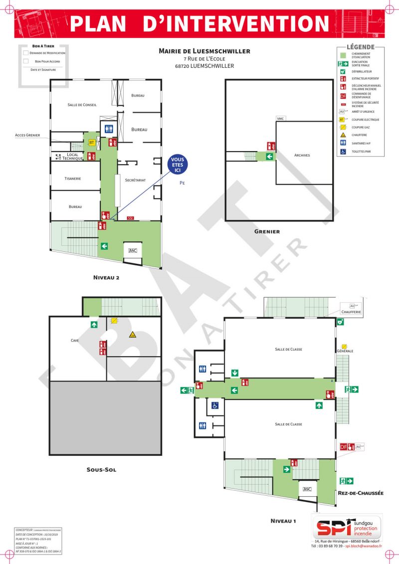 Plans et signalétiques - Sundgau Protection Incendie